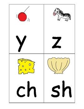 Consonant Sounds Picture Cards Includes Ng Qu Sh Ch Th Wh Cards