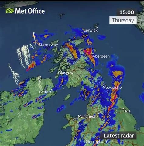 New Uk Lightning Map Shows Where Strikes Could Hit As Met Office Issues