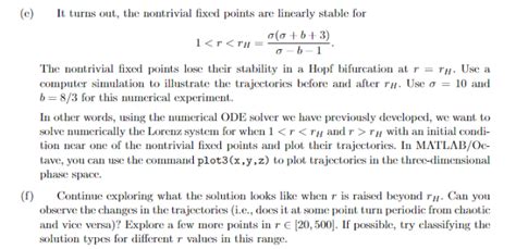 Solved We Want To Explore The Bifurcation Structure Of The
