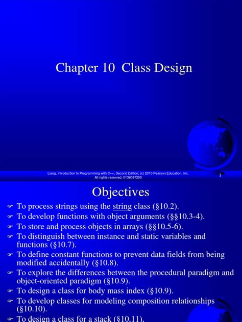 Chapter 10 Class Design Pdf Software Testing Class Computer