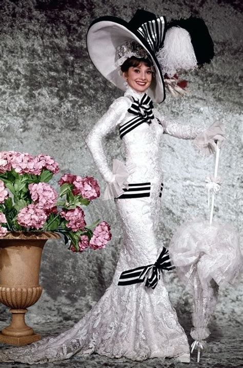 Audrey Hepburn Wore This Re Embroidered Lace Gown For The Royal Ascot