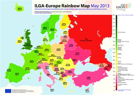 A Handy Color Coded Map Of Gay Europe