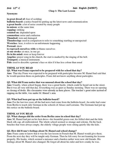 Final 12th English Notes Part 1 Pdf Mahatma Gandhi