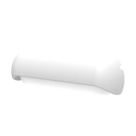 Wall Light Surface Mounted 13w Rectangular White 3000k Ip65 Eyelid Opal