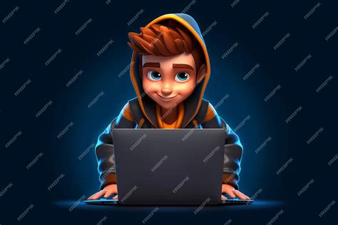 Portrait Of Successful Programmer Game Developer Or Coder Guy In Uses