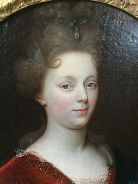 Proantic Portrait De La Duchesse De Bourbon Fin Xvii E
