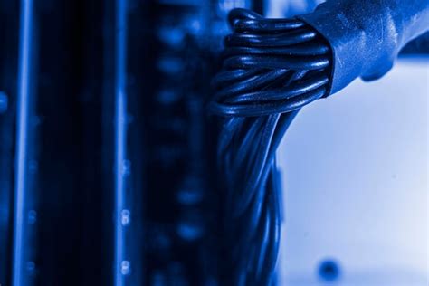 Premium Photo The Bunch Of Wires Inside Of The Powerful Gaming Computer Commutation And