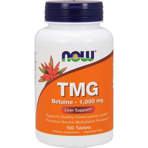 Биологически активная добавка NOW FOODS TMG (Триметилглицин), 1000 мг ...