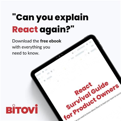React Survival Guide For Product Owners Rreactjs