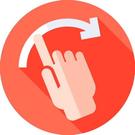 Swipe Right Free Gestures Icons