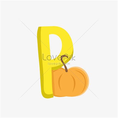 크리 에이 티브 문자 P 조기 교육 자료 Png 일러스트 무료 다운로드 Lovepik