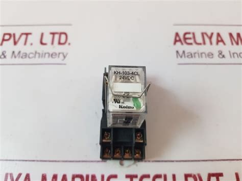 Koino Kh 103 4cl Relay With Base 24vdc Aeliya Marine Tech