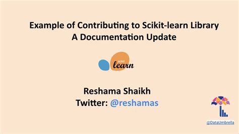 Contributing To Scikit Learn
