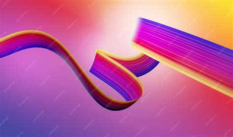 Premium Photo 3d Wavy Flag Of Social Media 3d Waving Abstract Ribbon