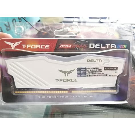 Delta Tforce Rgb 8gb Ddr4 3200mhz Ram Shopee Philippines