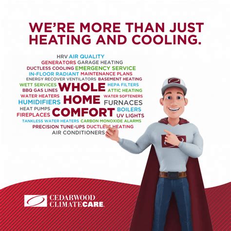 Captain Comfort is excited to tell you that Cedarwood ClimateCare is ...