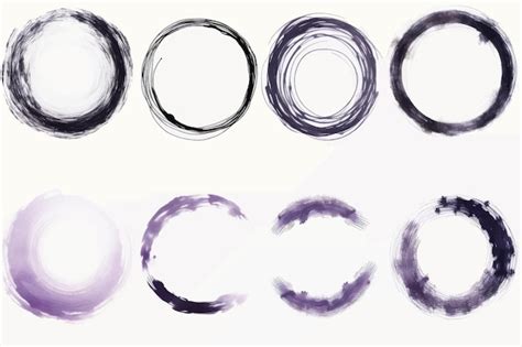 브러시 스트로크 세트 터 페인트 브러시 박스 텍스처 텍스트의 배경 프리미엄 벡터