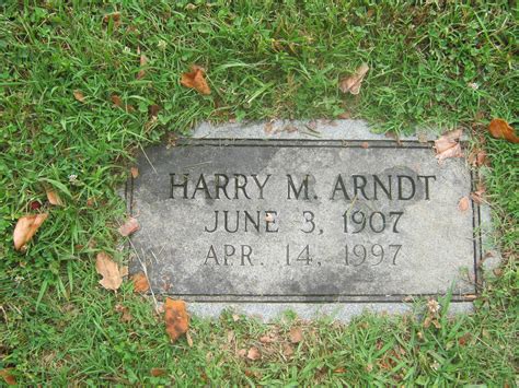Harry Mccullough Arndt 1907 1997 Mémorial Find A Grave
