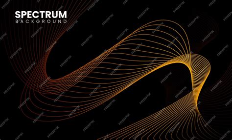 Premium Vector Spectrum Background Abstract Colorful Wave Background Abstract Wavy