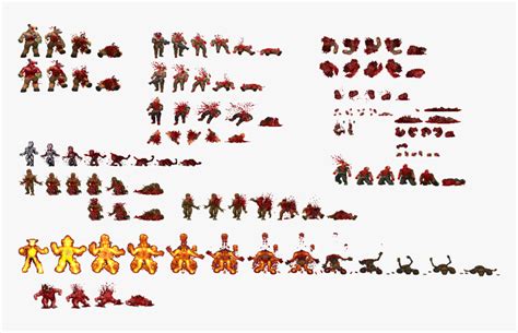 Doom 64 Sprite Sheet
