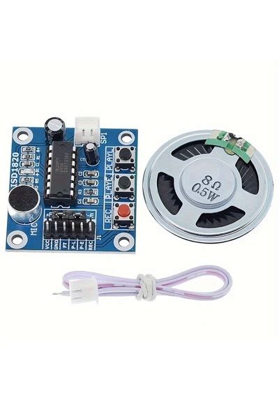 Tcerchi Isd1820 Kayıt Modülü Ses Modülü Arduino Isd1820 İçin Mikrofonlu