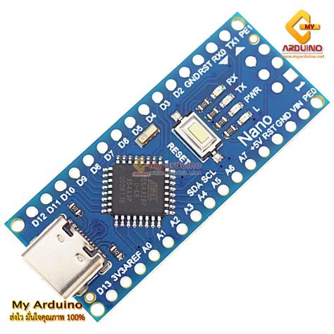 Arduino Nano 3 0 Usb Type C รุ่นใหม่ชิฟ Ch340g แบบไม่บัดกรีขา ขาย Arduino อุปกรณ์ Arduino