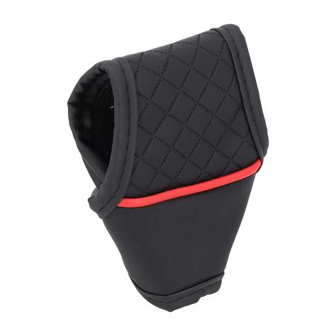 Car Gear Shift Cover Pu Leather Shift Lever Cover Gearbox Shifter Knob