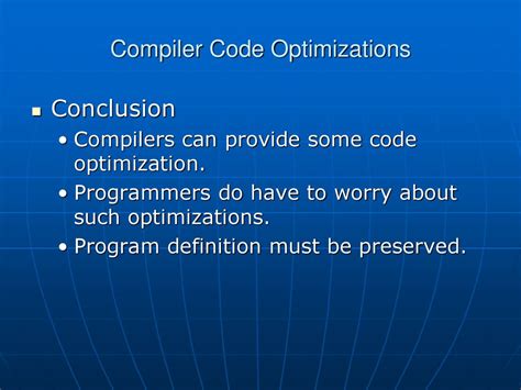 Compiler Code Optimizations Ppt Download