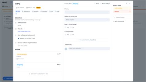 Software Comparison Template Free Pipefy