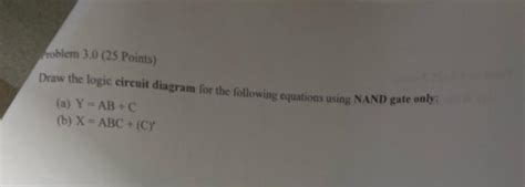 Solved Draw The Logic Circuit Diagram For The Following Chegg