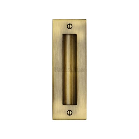 Flush Pull Handle 6 Antique Brass Finish Prestige Hardware