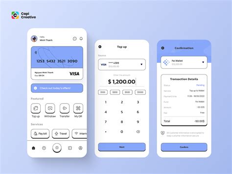 Fei E Wallet App Mobile App Ui Design Concept By Capi Product On Dribbble