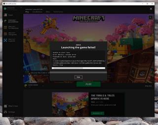 [Java] Minecraft "Launching the Game Failed!" error : r/MinecraftHelp