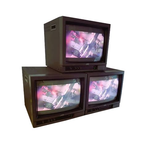 14 Practical Colour CRT Monitor For Broadcast Or CCTV Electro Props Hire