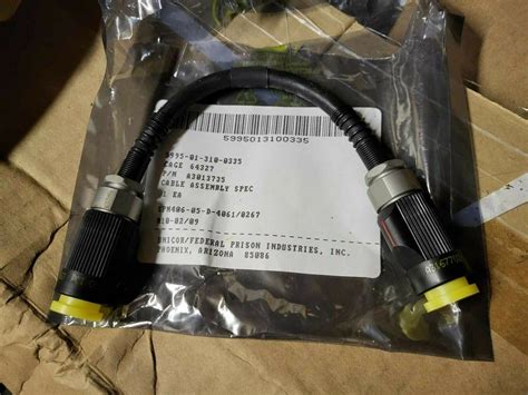 Mrap M Atv Humvee Radio Cable Assy 6 Pin W4 Sincgars A3013735 8 5995 0