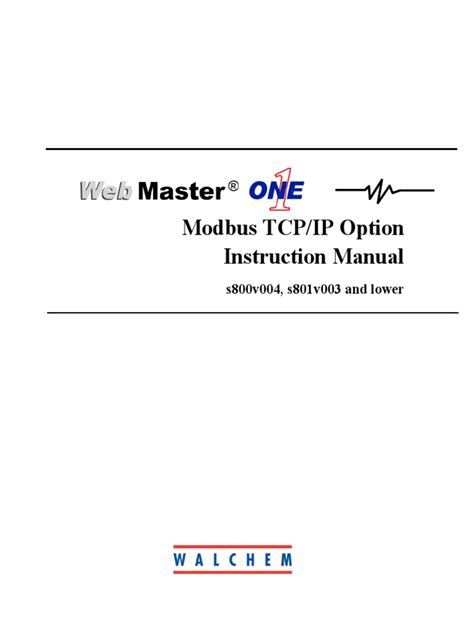 modbus tcp ip option instruction manual s800v004 s801v003 and lower download free pdf