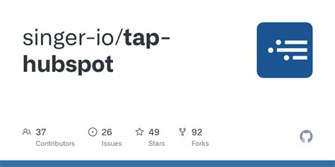 GitHub Singer Io Tap Hubspot