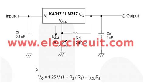 LM Regulators CALCULATOR ElecCircuit Com