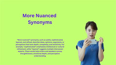 More Nuanced Synonyms That Highlight Subtle Differences