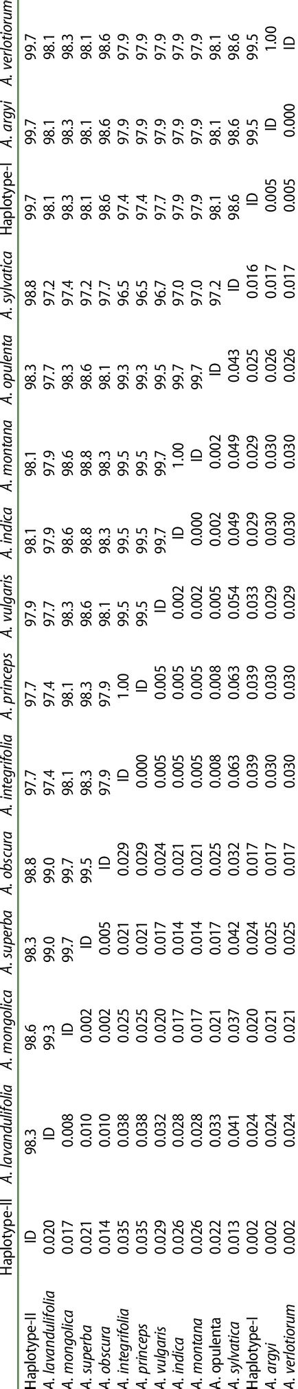 Pairwise Estimate Of Evolutionary Divergence Shaded In Grey And