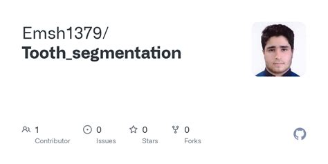 github emsh1379 tooth segmentation