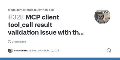 Mcp Client Toolcall Result Validation Issue With The Npx Server · Issue 328