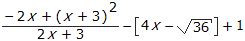 Simplifying Expression In Equation Wizard