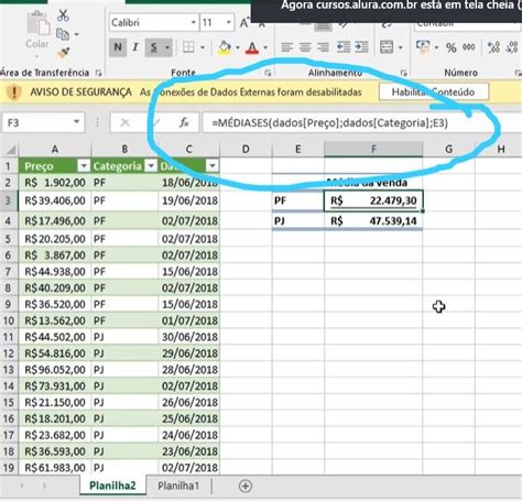 Como configurar o excel para manipular os dados como dataframe Excel simulação e análise de
