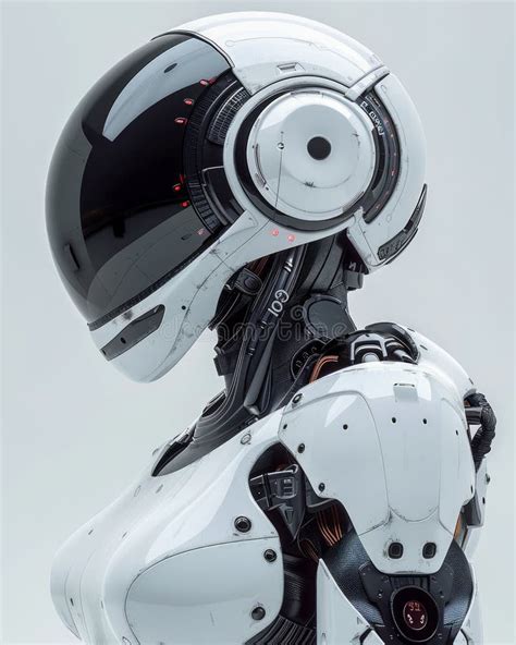 Synthetic Humanoid Robot Artificial Intelligence Portrait Of Female Futuristic Cyborg Ai