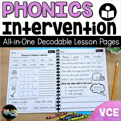 Phonics Intervention Vce Decodable Passages Small Group Reading
