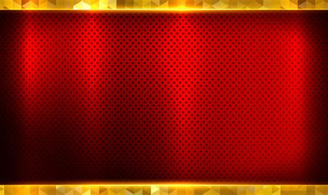 반짝이는 메탈릭 골드 프레임이 있는 빨간색 금속 천공 기술 배너 0명에 대한 스톡 벡터 아트 및 기타 이미지 0명 3차원 형태 강철 Istock