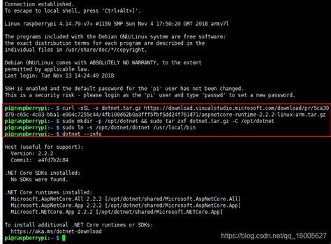 树莓派3b Linux系统安装，c Net Core 程序部署亲身完美体验过程c 项目怎么设置才能安装在linux Csdn博客