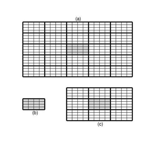 1 Schematic Showing A Fine And Coarse Scale Grids B Fine Scale