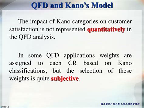 Ppt Innovative Approach Integrating Kanos Model Into Qfd For Efficient Product Design
